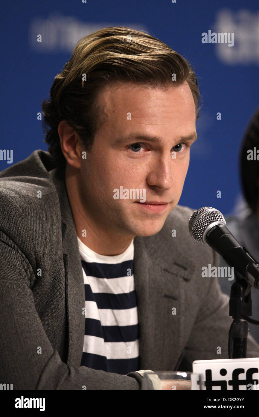 British actor Rafe Spall attends the press conference of "Anonymous ...