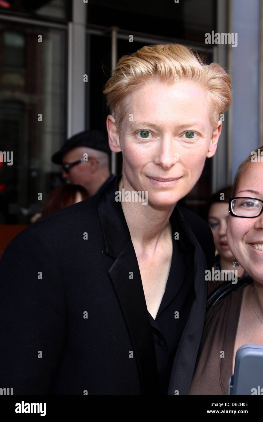 British actress Tilda Swinton sighted during the Toronto International ...