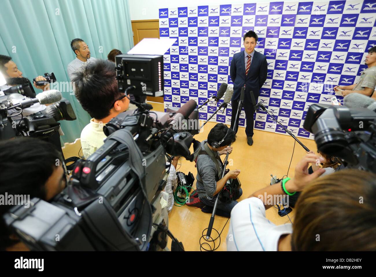 Tokyo, Japan. 23rd July, 2013. Genki Dean, JULY 23, 2013 - Athletics : Genki Dean and Shota ...