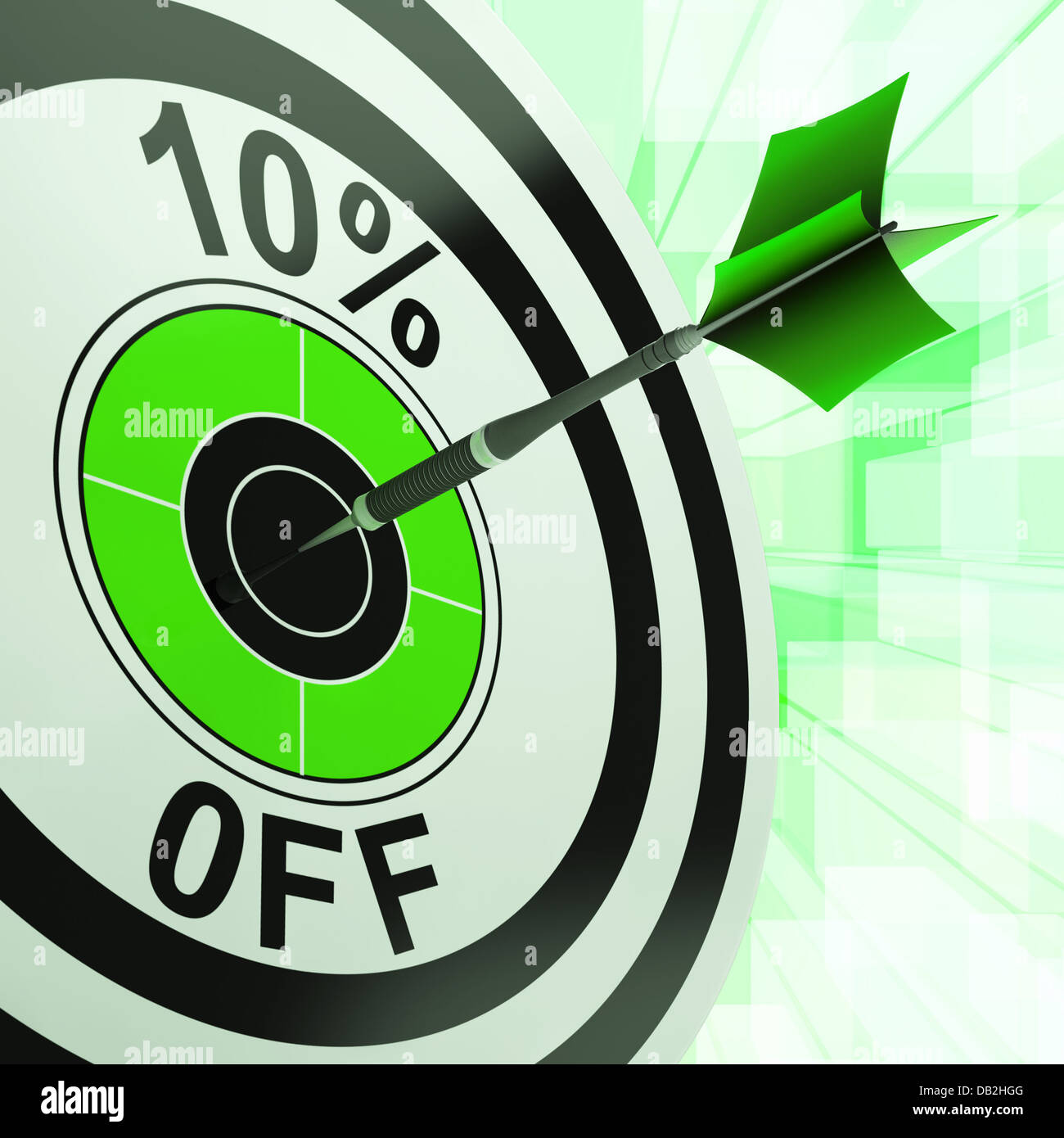 10 Percent Off Shows Discount Promotion Advertisement Stock Photo - Alamy