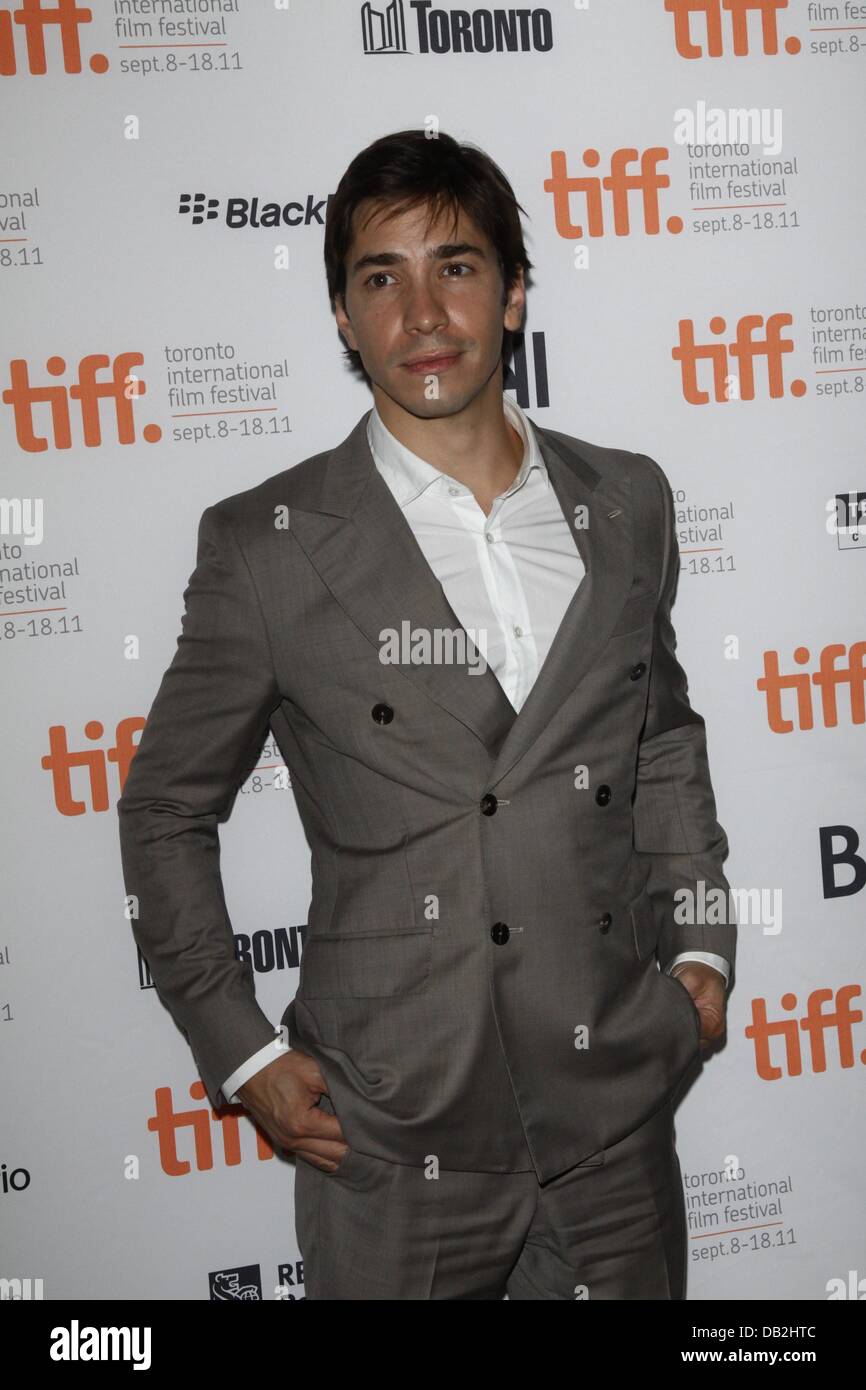 Actor Justin Long attends the premiere of 'Ten Year' during the Toronto ...