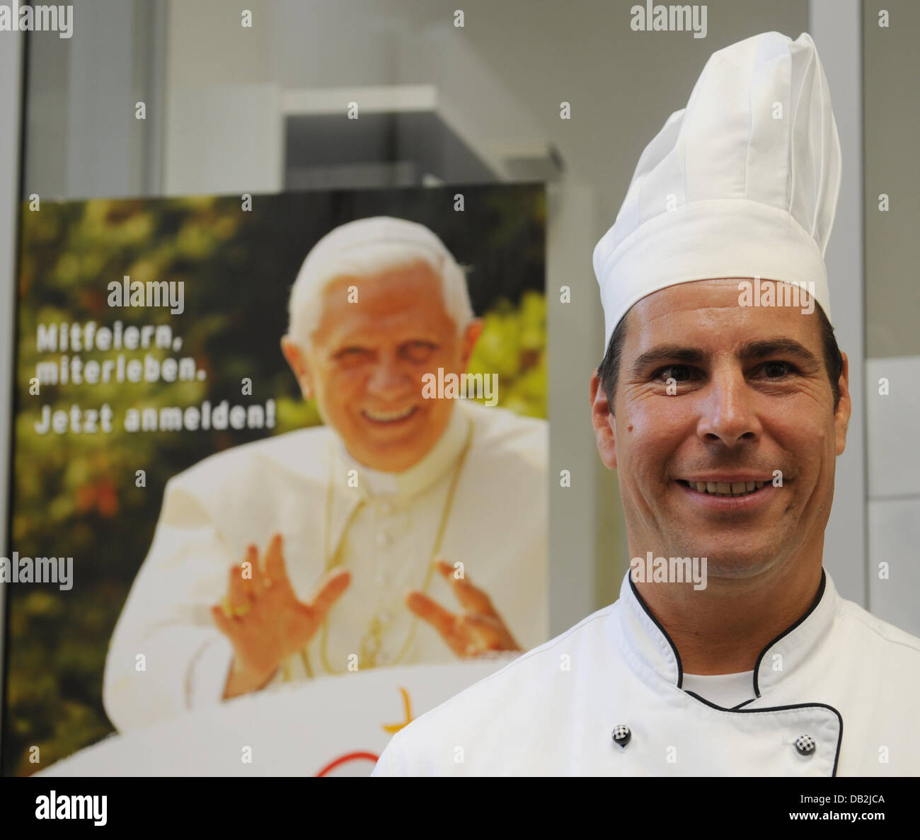 Chef Michael Barz poses inside the kitchen of the priest seminary of ...