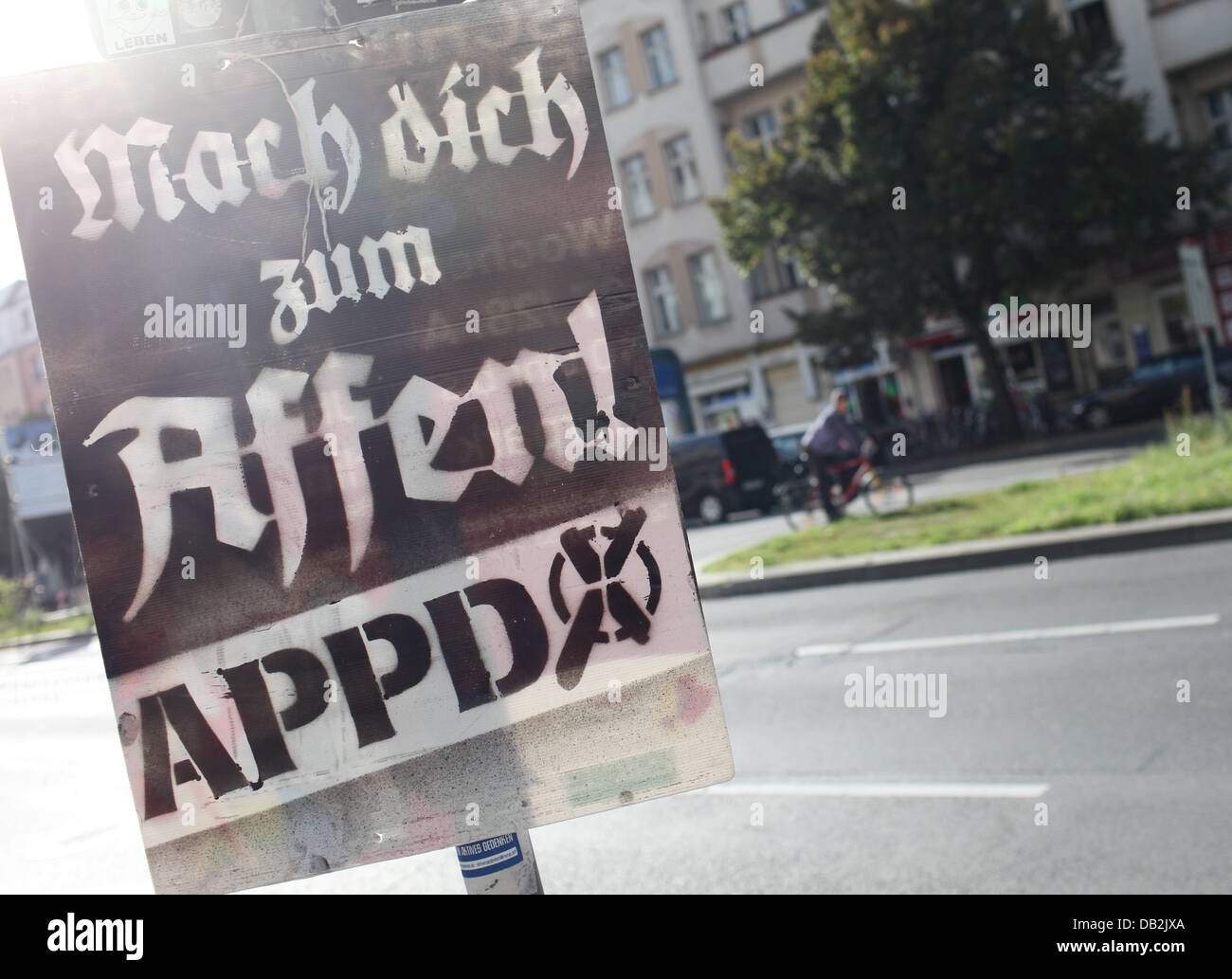 An election poster by the APPD (Anarchistische Pogo-Partei Deutschlands ...