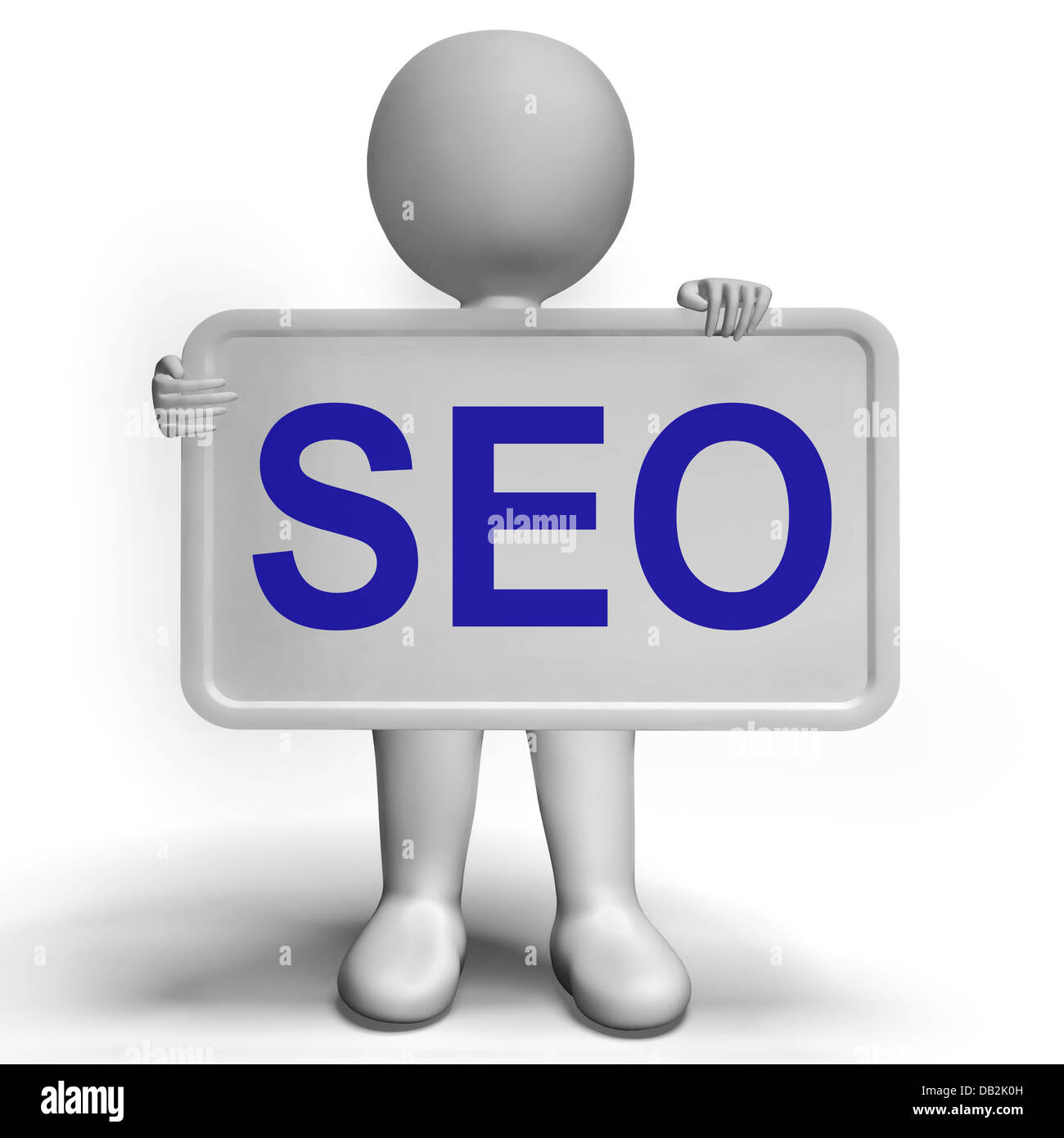 Seo Sign Shows Internet Optimization And Promotion Stock Photo - Alamy