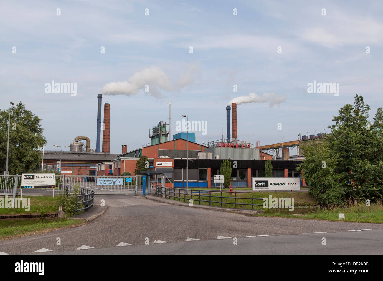 Norit productionplant in Klazienaveen in the Netherlands, 2013 Stock ...