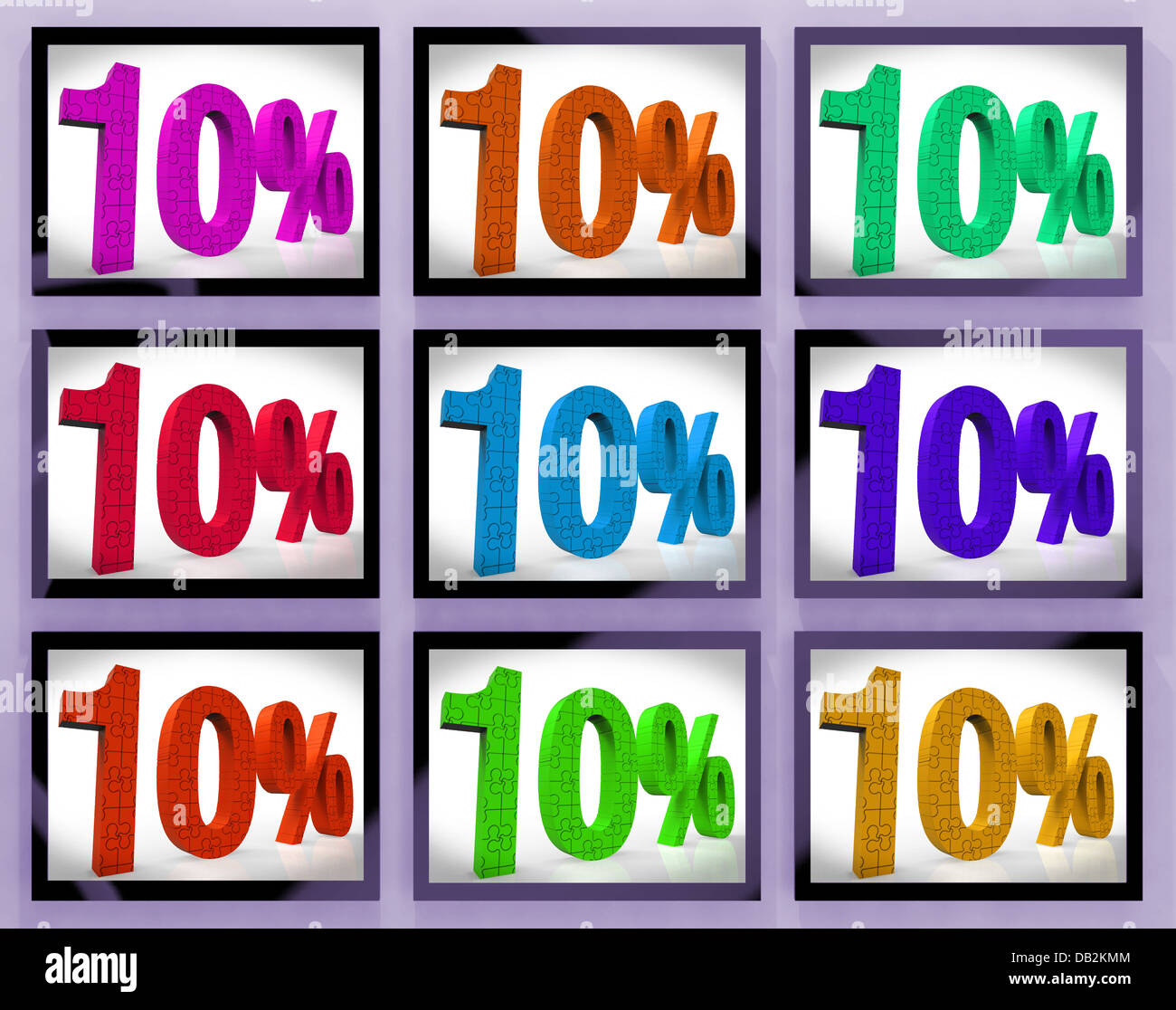 Ten percent tv hi-res stock photography and images - Alamy