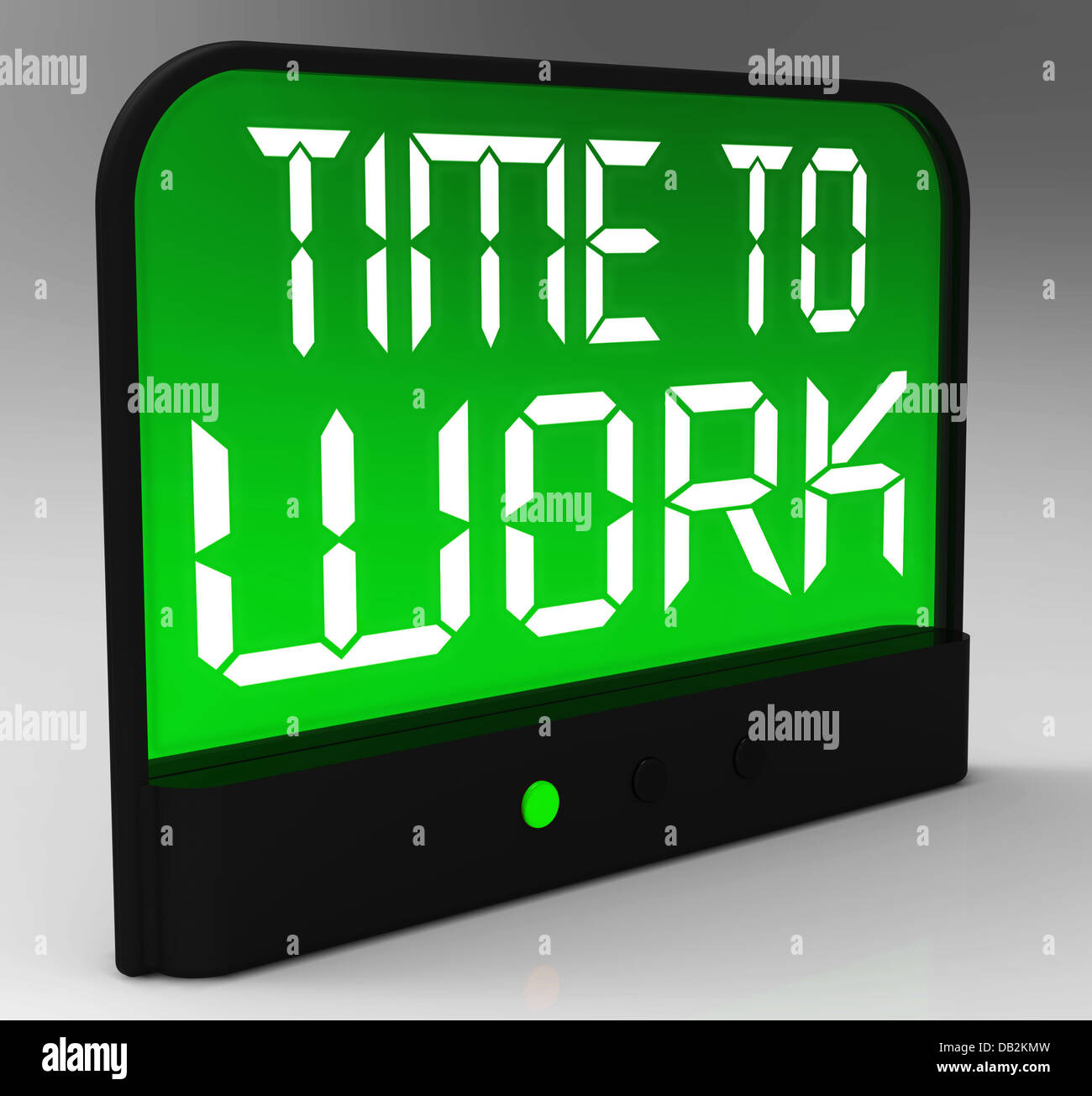 Time to start work hi-res stock photography and images - Alamy