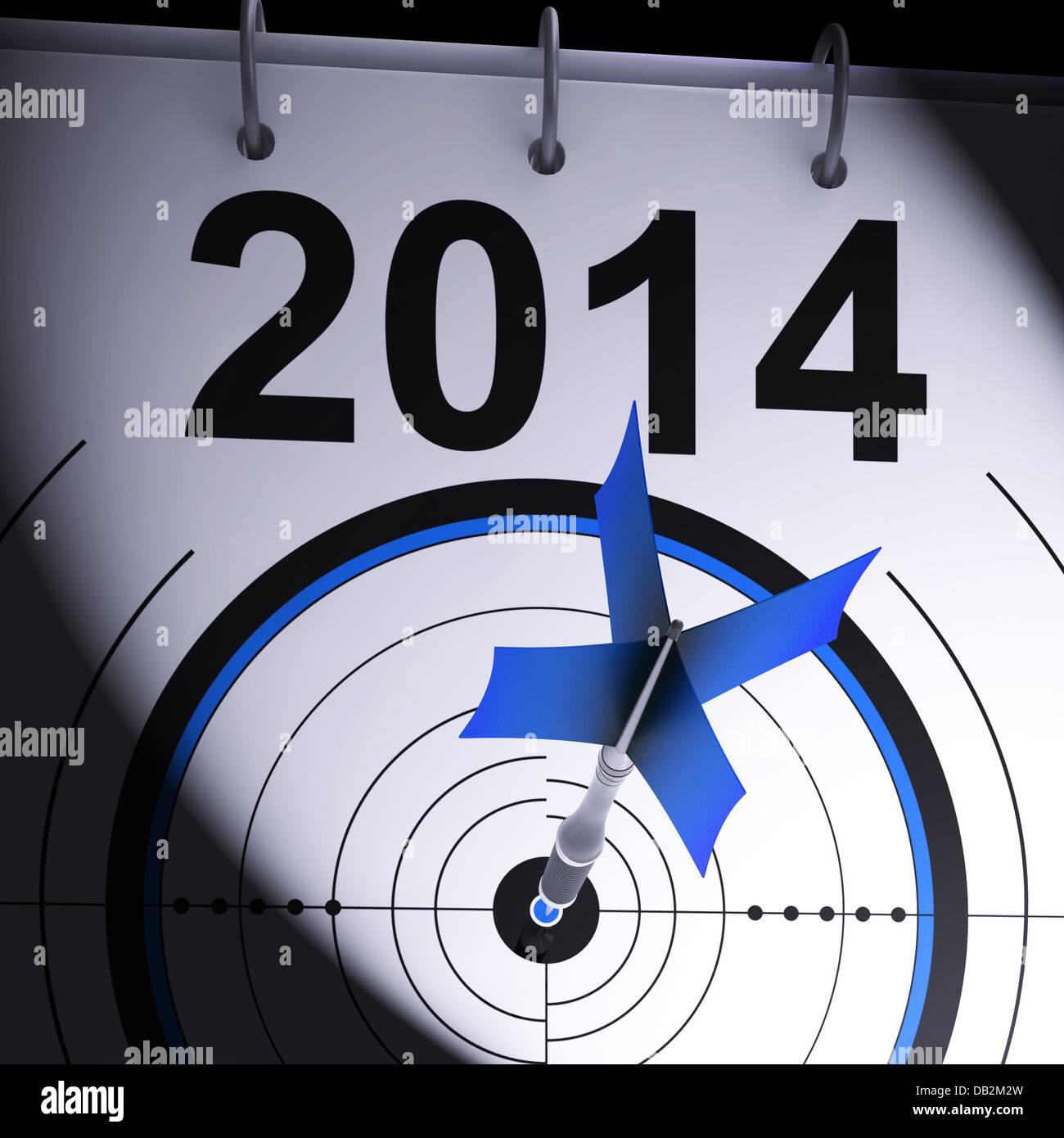 2014 Target Means Business Plan Forecast Stock Photo - Alamy