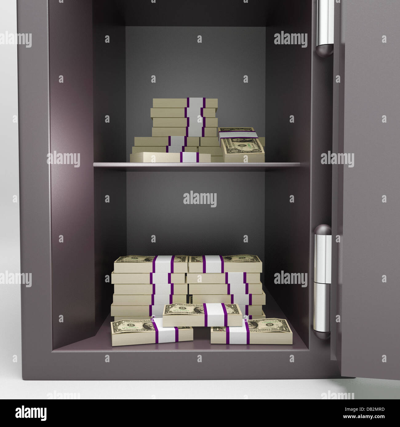 Open bank safe money hi-res stock photography and images - Alamy