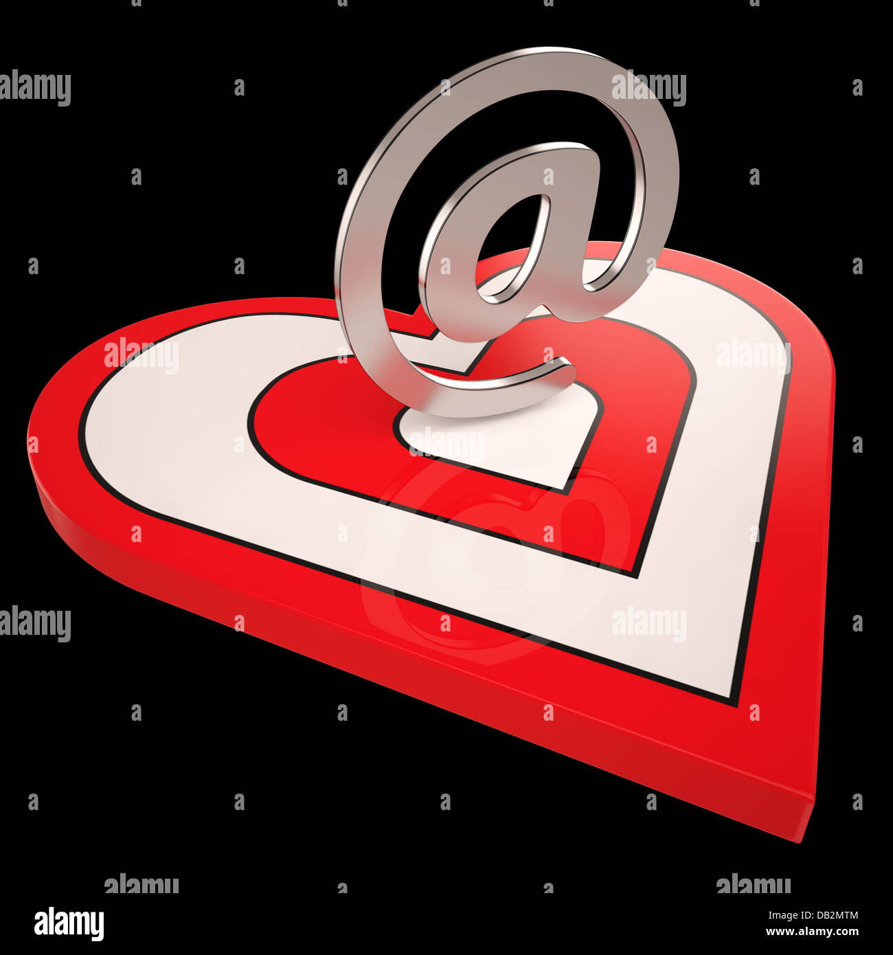 Mailbox with hearts hi-res stock photography and images - Alamy