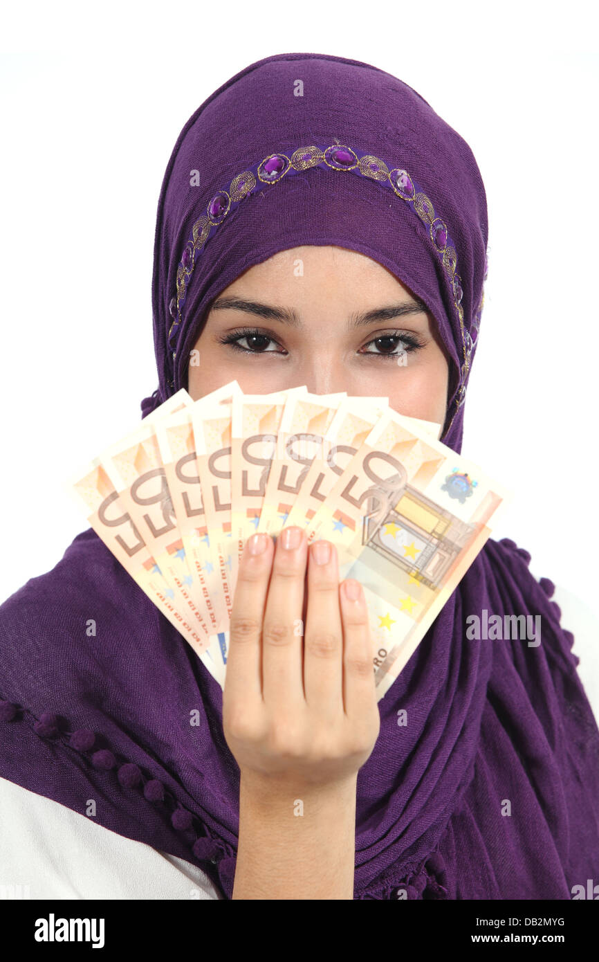 Woman arab islam islamic banknotes hi-res stock photography and images ...