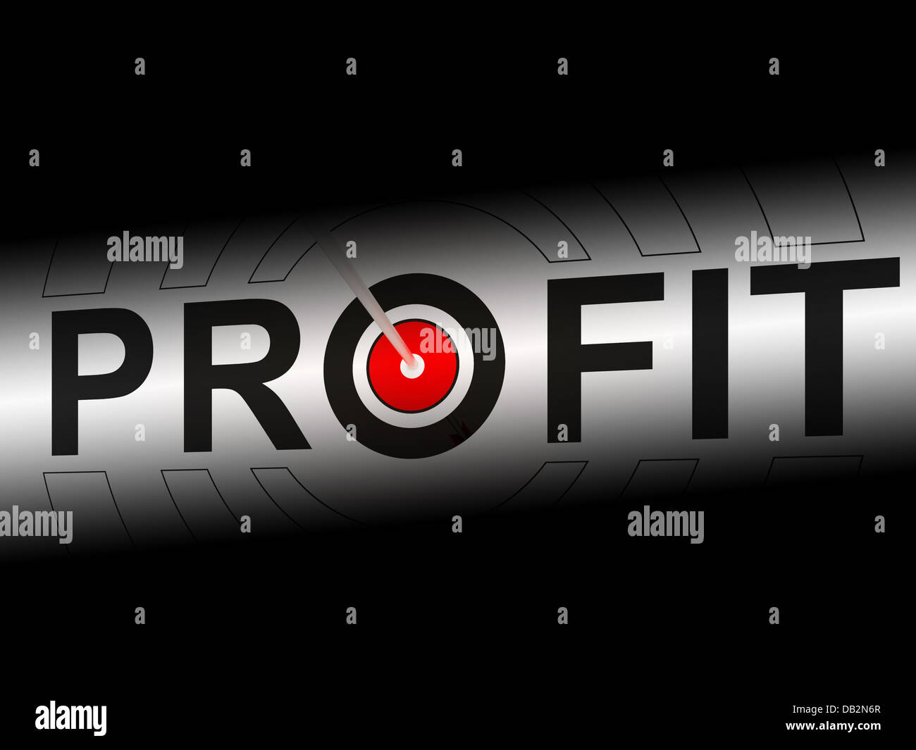 Profit Shows Earning Income And Investment Return Stock Photo - Alamy