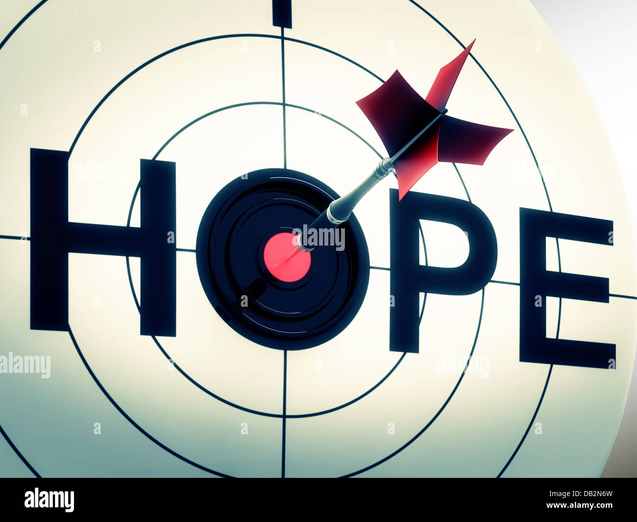 Hope Shows Sign Of Wishing And Hoping Stock Photo - Alamy