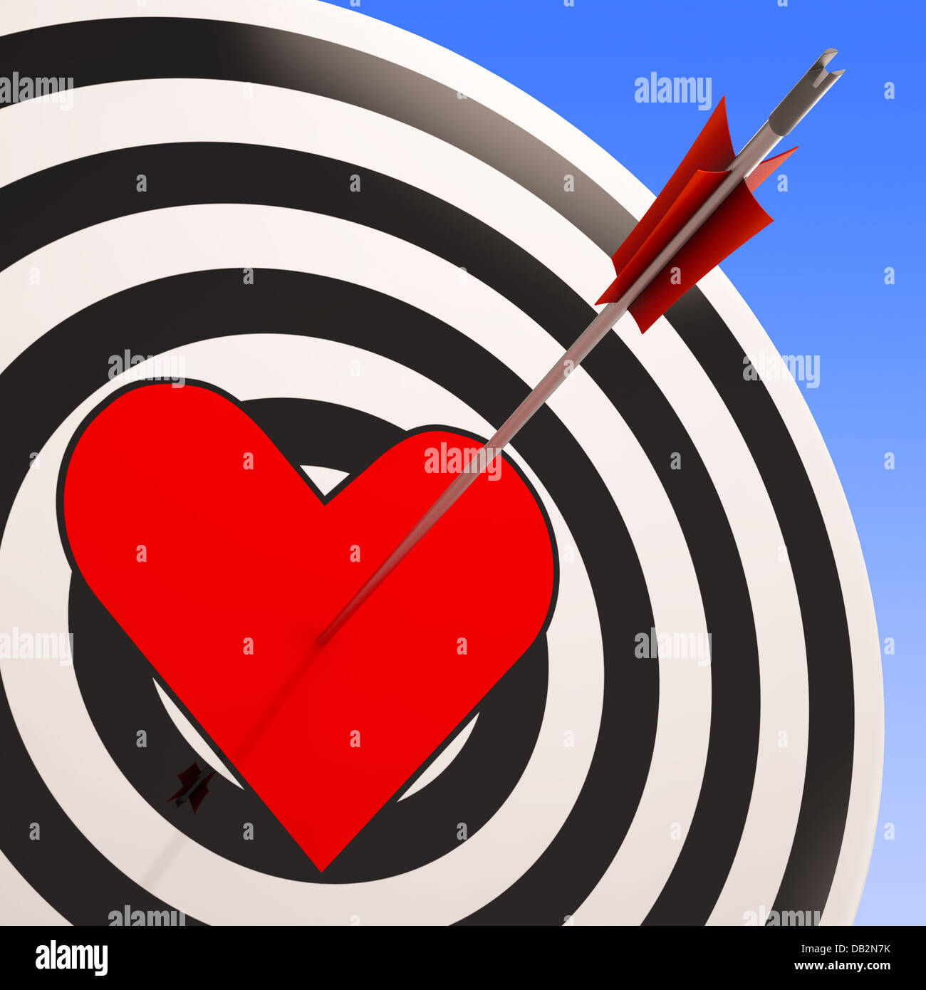 Heart Shows Love Passion Romance And Feeling Stock Photo - Alamy