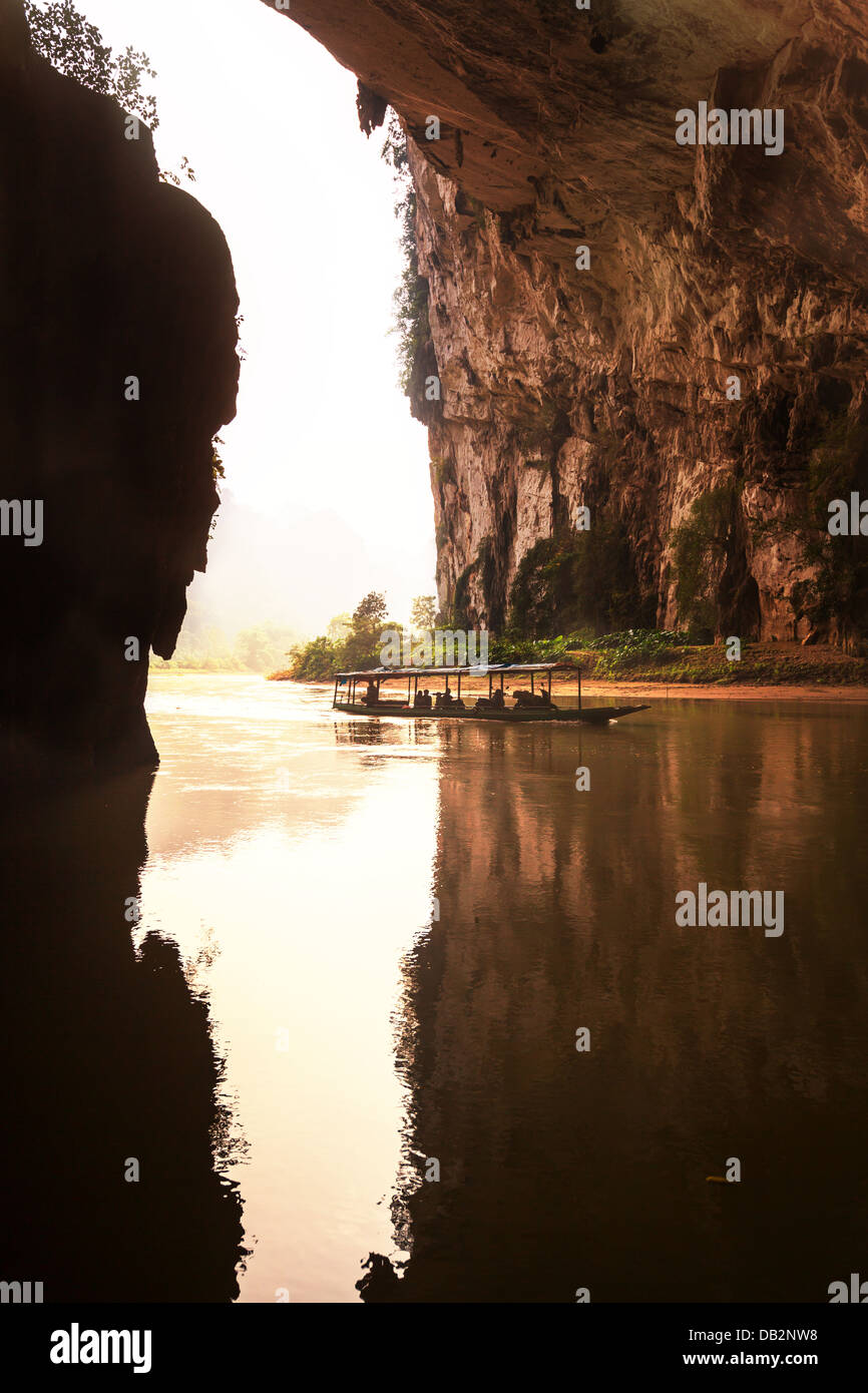 River in cave,Vietnam Stock Photo - Alamy
