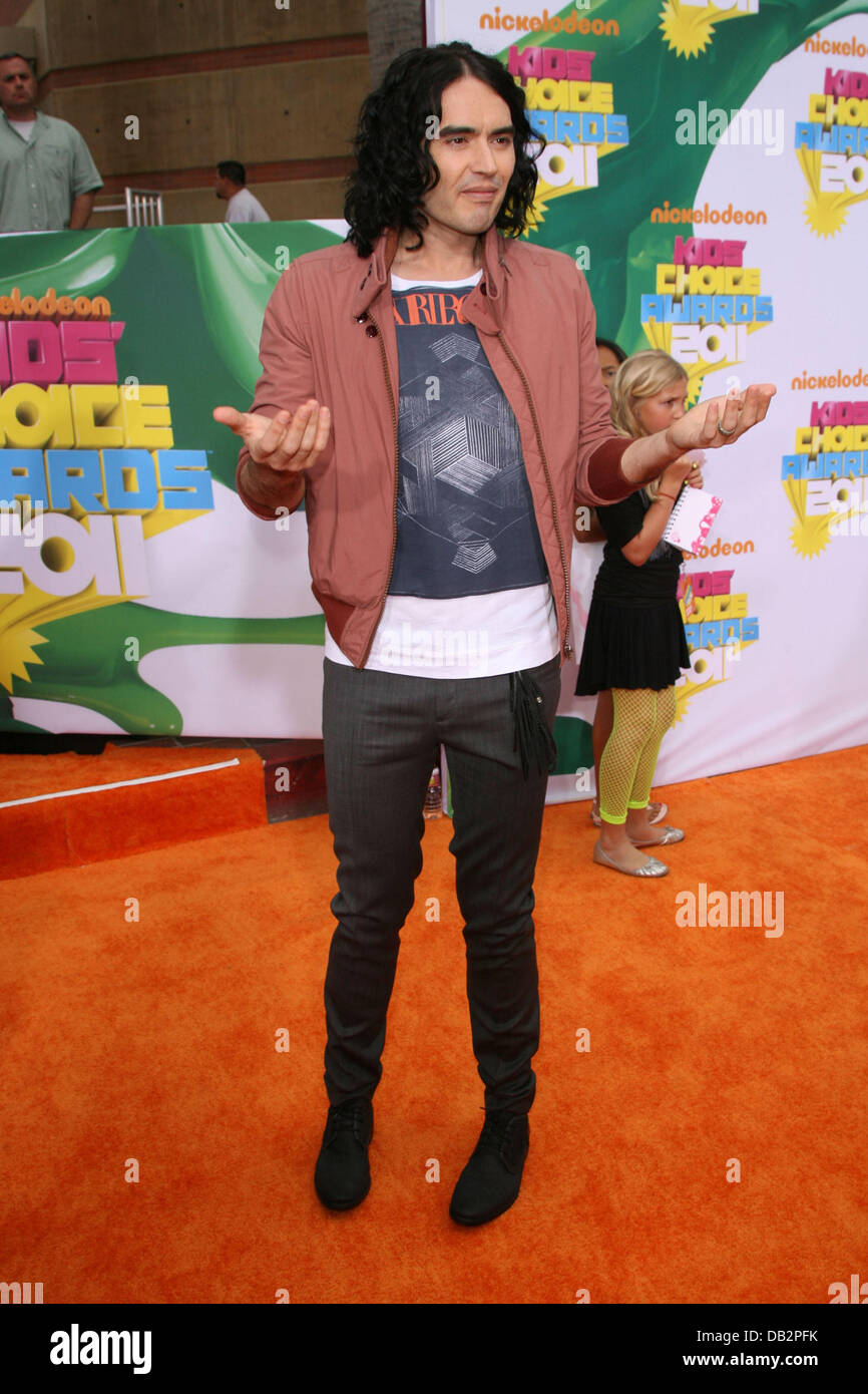 Russell Brand Nickelodeon's 2011 Kids Choice Awards held at USC's Galen ...