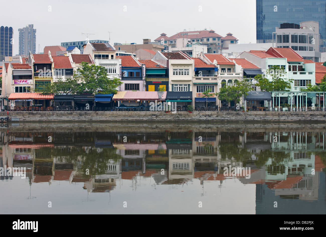 Singapore south boat quay houses hi-res stock photography and images ...