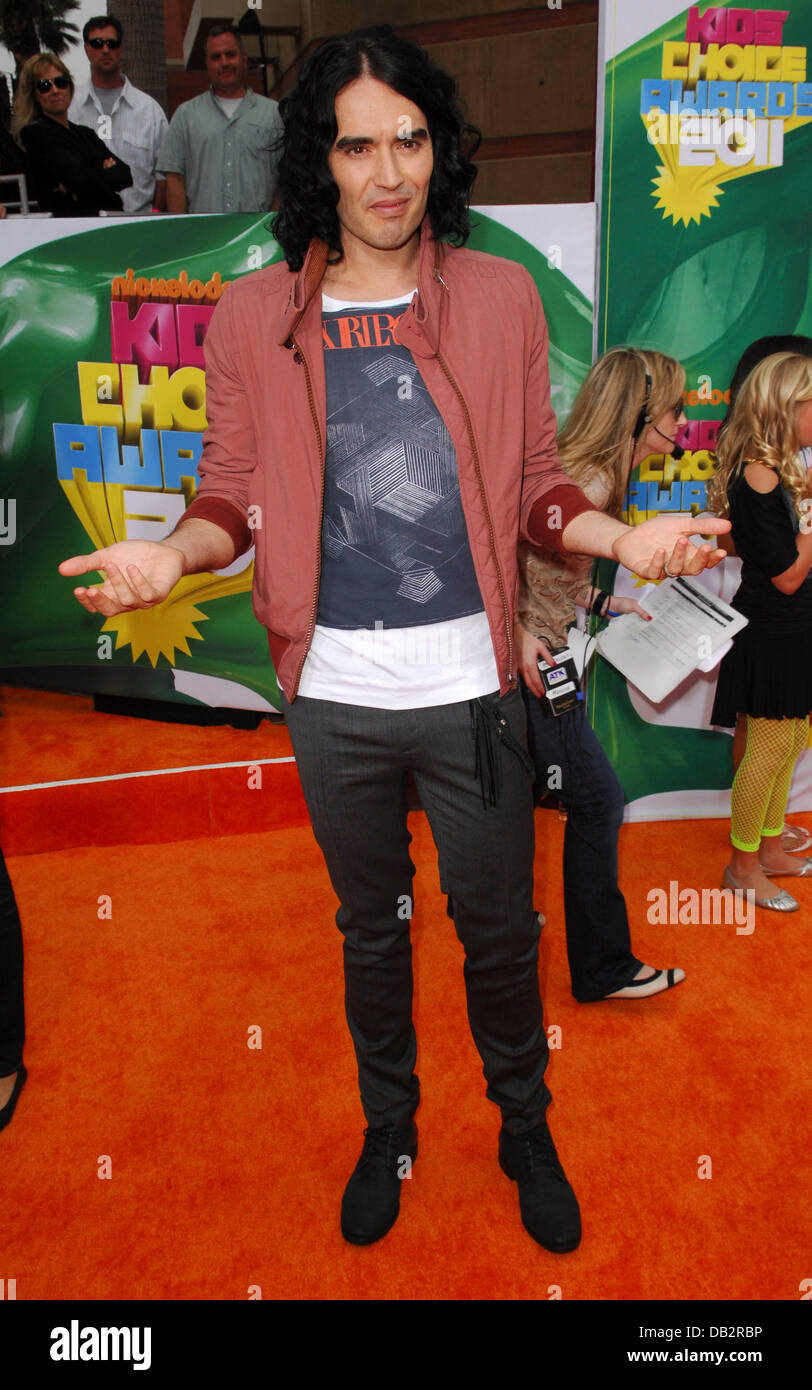 Russell Brand Nickelodeon's 2011 Kids Choice Awards held at USC's Galen ...