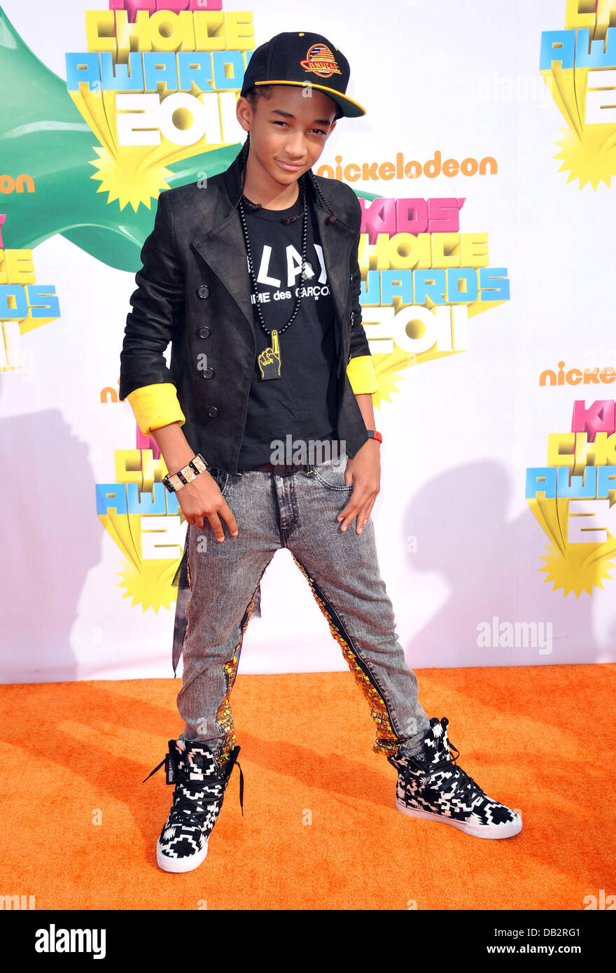 Jaden Smith Nickelodeon's 2011 Kids Choice Awards held at USC's Galen ...
