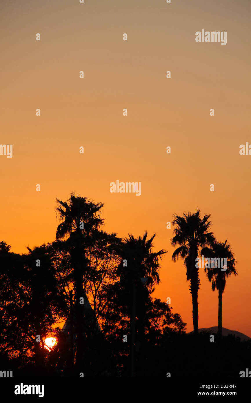 Beautiful sunset scenery Stock Photo - Alamy