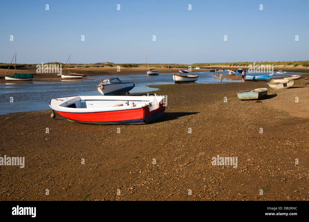 Burnham Overy Staithe, Norfolk, England Stock Photo - Alamy