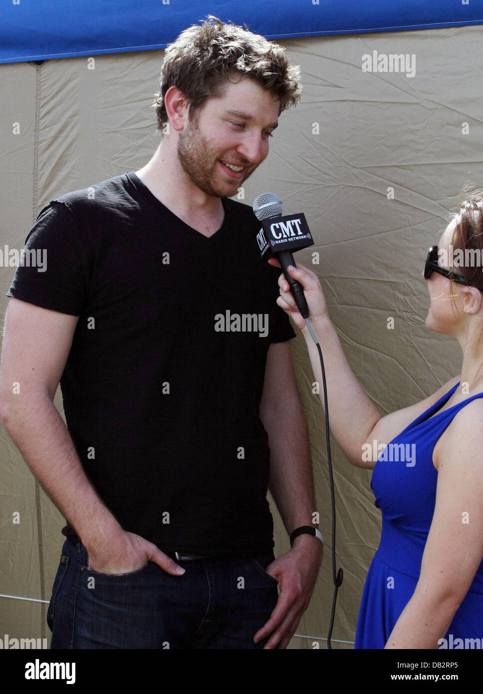 Brett Eldredge ACM USO Concert at Nellis Air Force Base Las Vegas ...