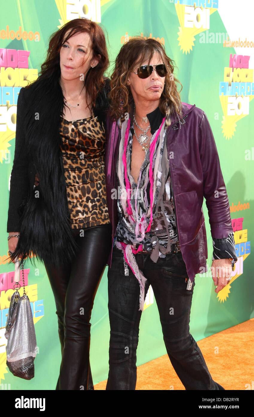 Steven Tyler and Erin Brady Nickelodeon's 2011 Kids Choice Awards held ...