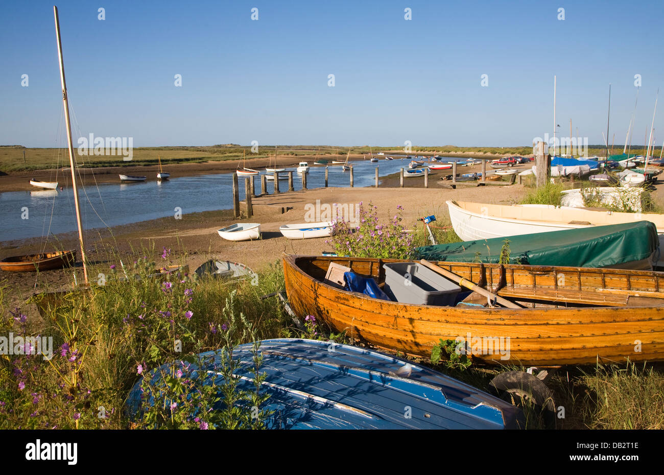 Burnham Overy Staithe, Norfolk, England Stock Photo - Alamy