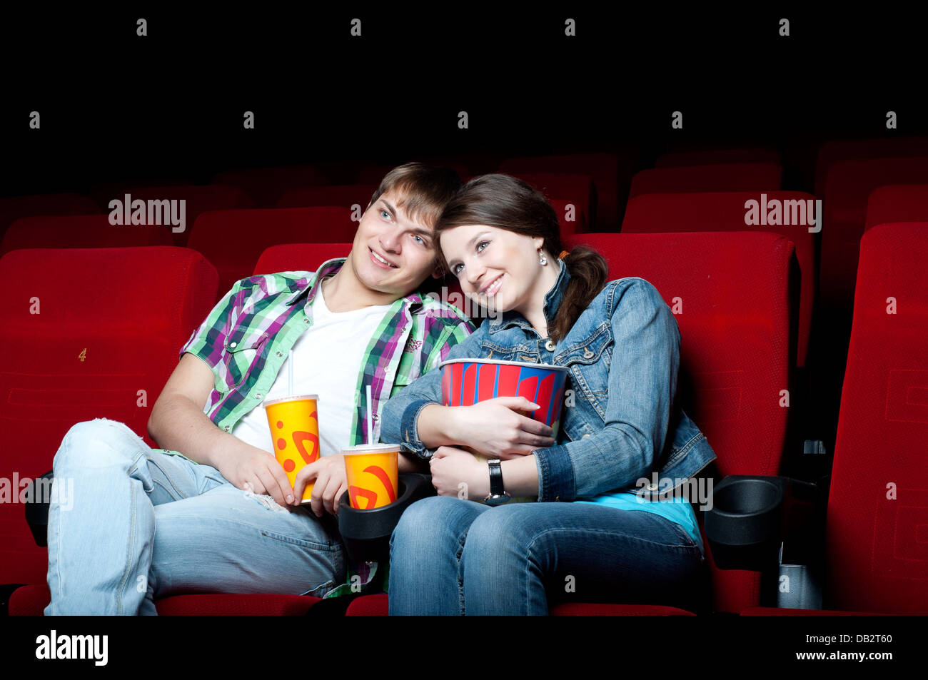 couple in cinema Stock Photo - Alamy
