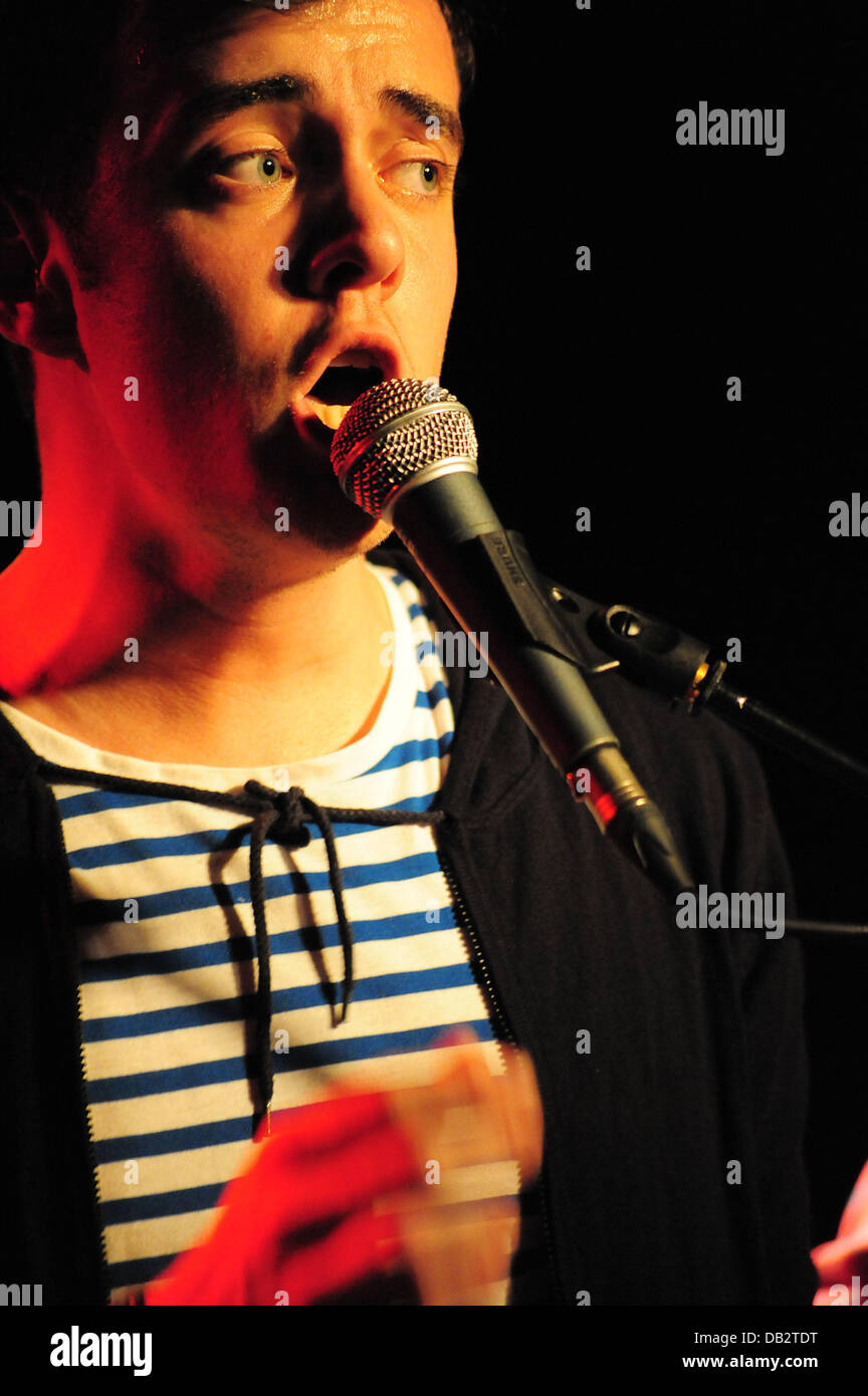 Stephen Hutton of Silver Souvenirs playing at the O2 Arena Birmingham ...