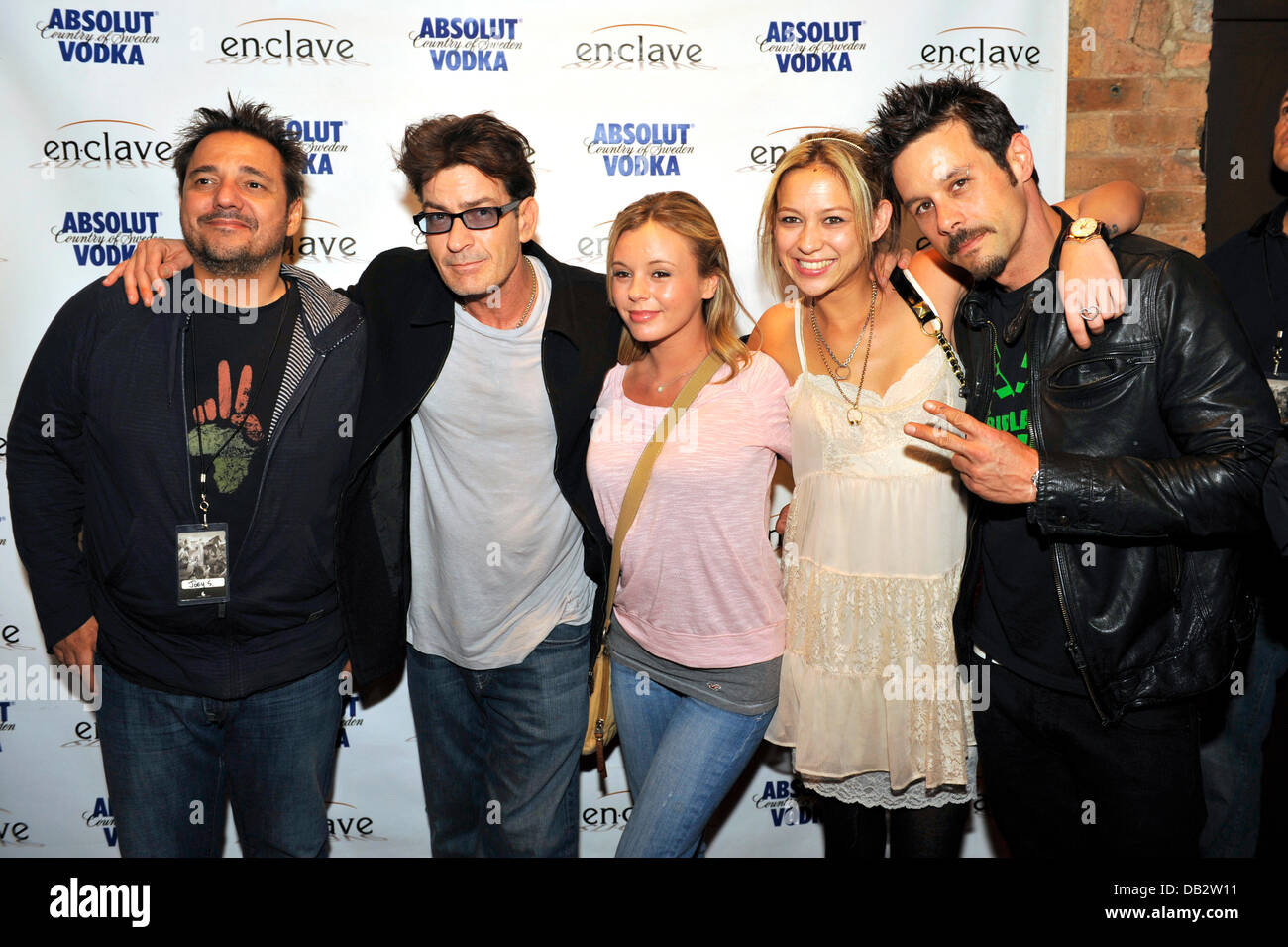 Charlie Sheen Partying