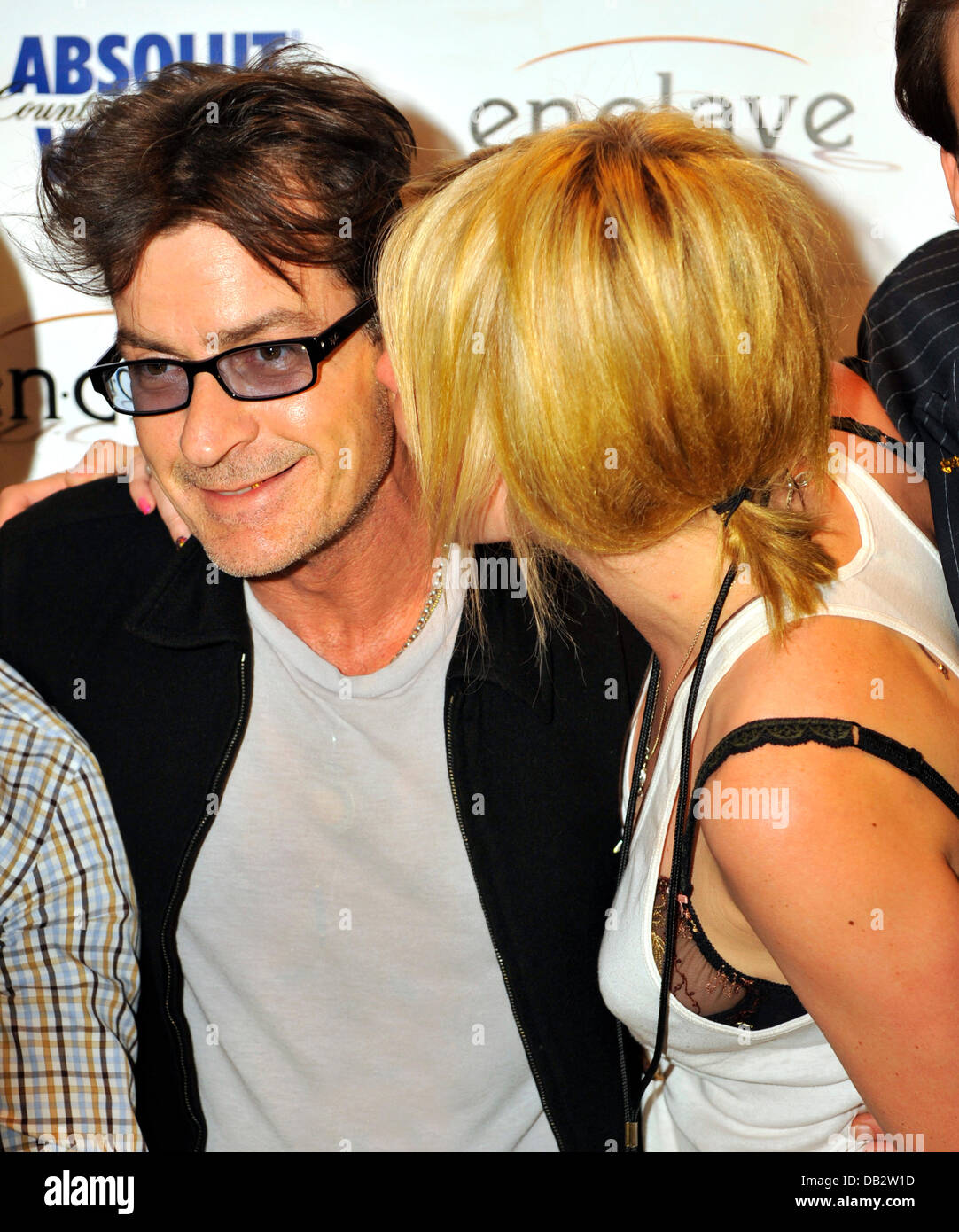 Charlie Sheen and a fan Charlie Sheen's Violent Torpedo Of Truth tour ...