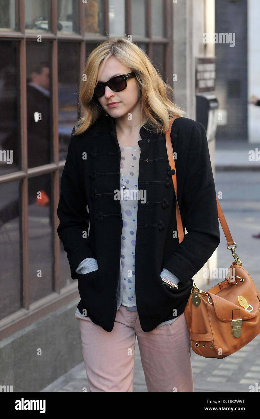 Fearne Cotton arriving at the BBC Radio 1 studios London, England - 04. ...