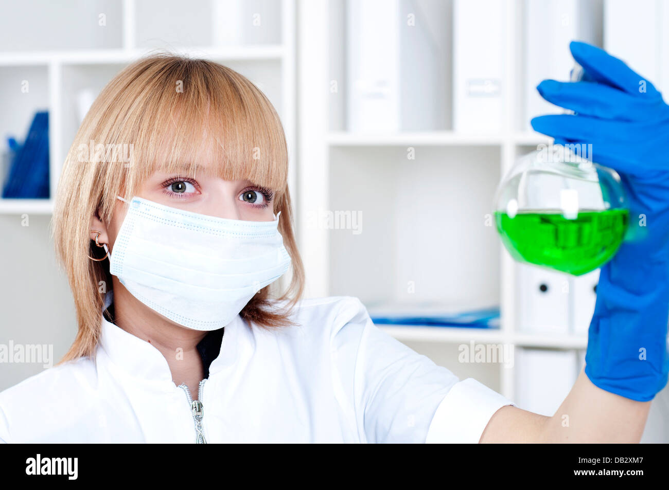 portrait of chemist Stock Photo - Alamy