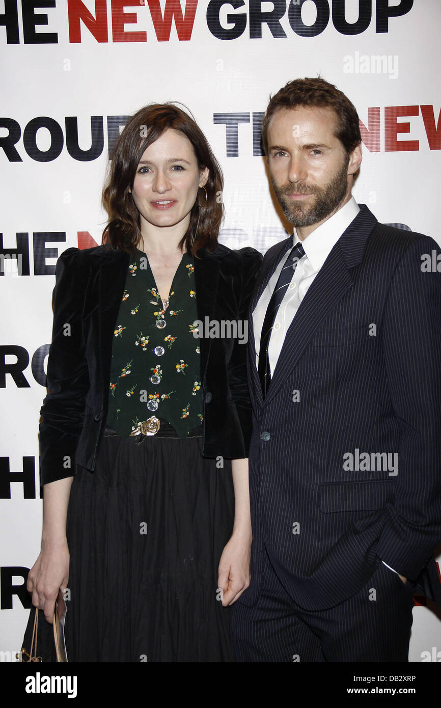 Emily Mortimer and Alessandro Nivola Celebration for The New Group Off ...