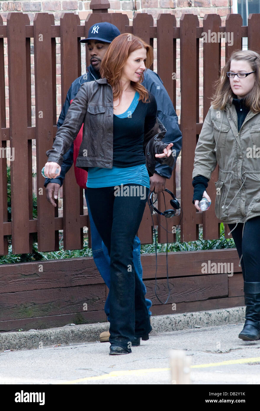Poppy Montgomery The cast of 'The Rememberer' film on location in ...