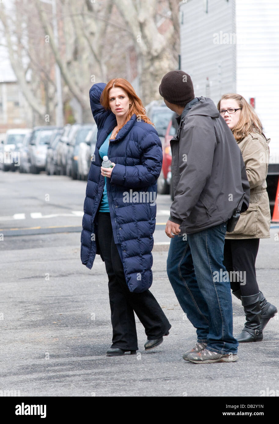 Poppy Montgomery The cast of 'The Rememberer' film on location in ...