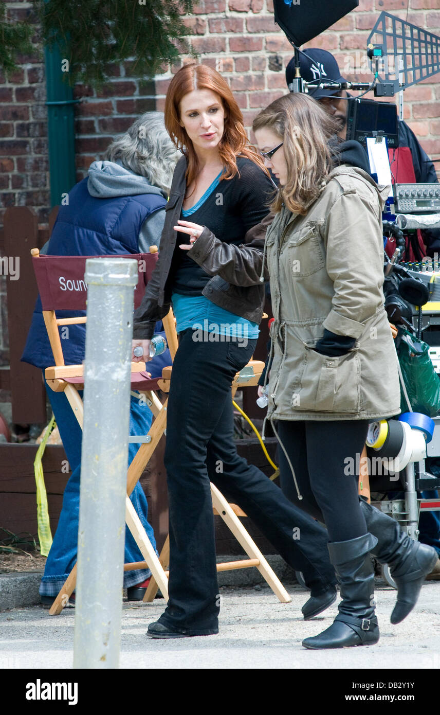 Poppy Montgomery The cast of 'The Rememberer' film on location in ...