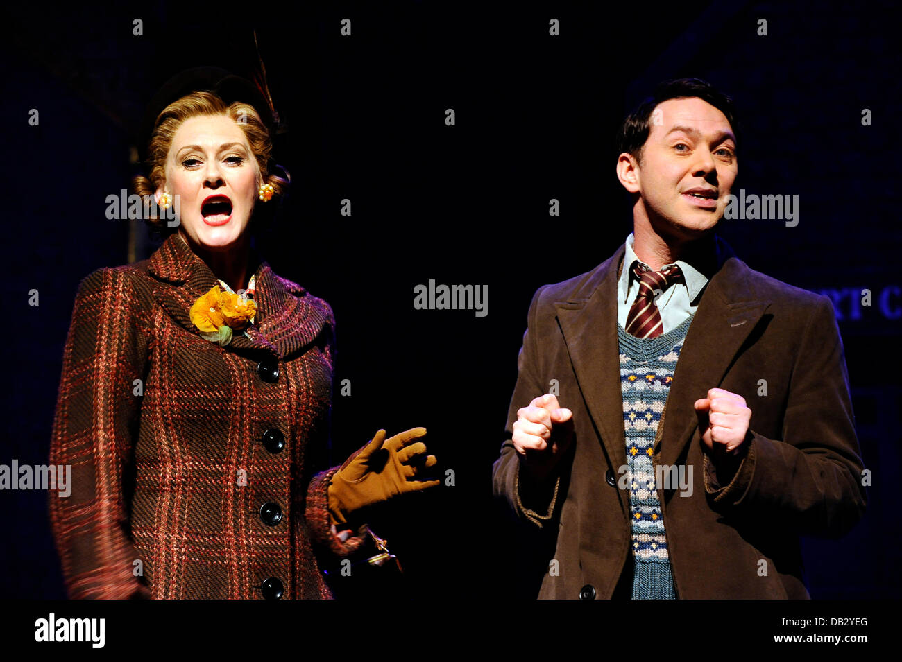 Sarah Lancashire and Reece Shearsmith Betty Blue Eyes at The Novello ...
