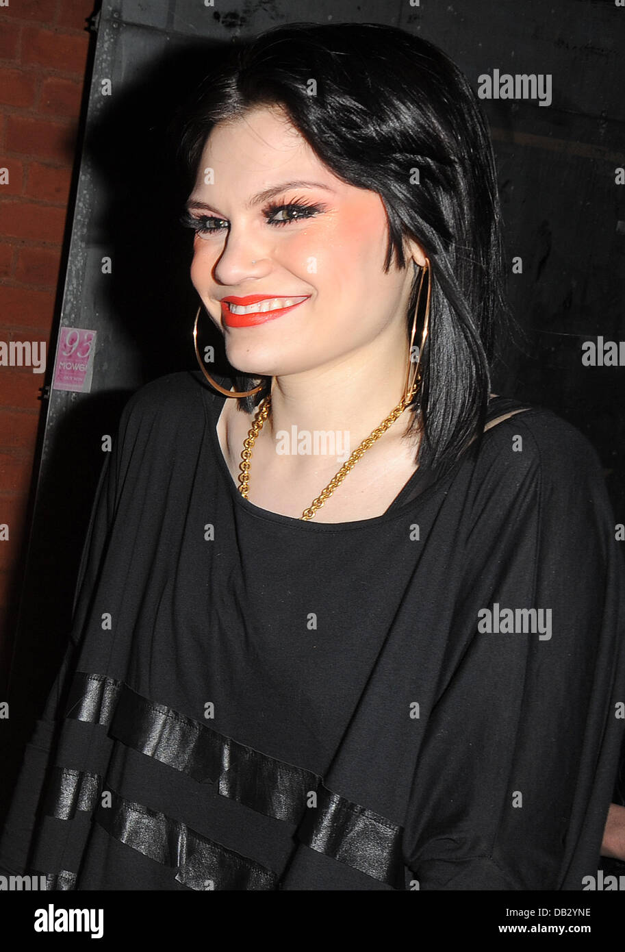 Jessie J aka Jessica Cornish, leaving the Shepherd's Bush Empire ...