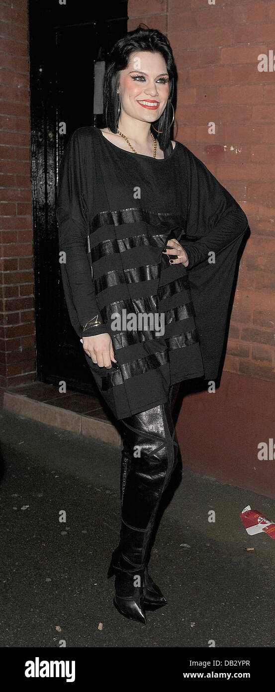 Jessie J aka Jessica Cornish, leaving the Shepherd's Bush Empire ...