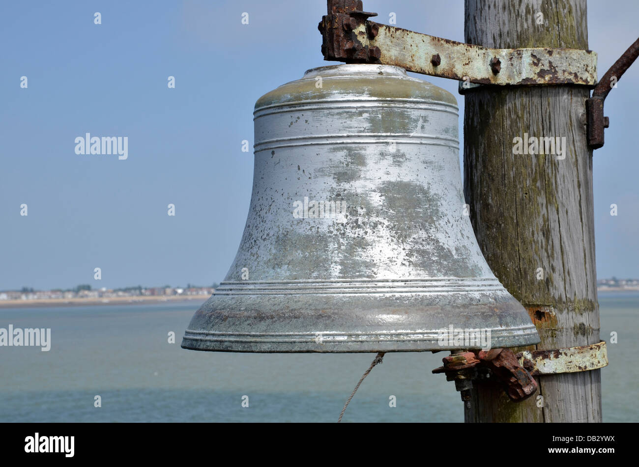 The bell at the end Southend Pier Stock Photo - Alamy