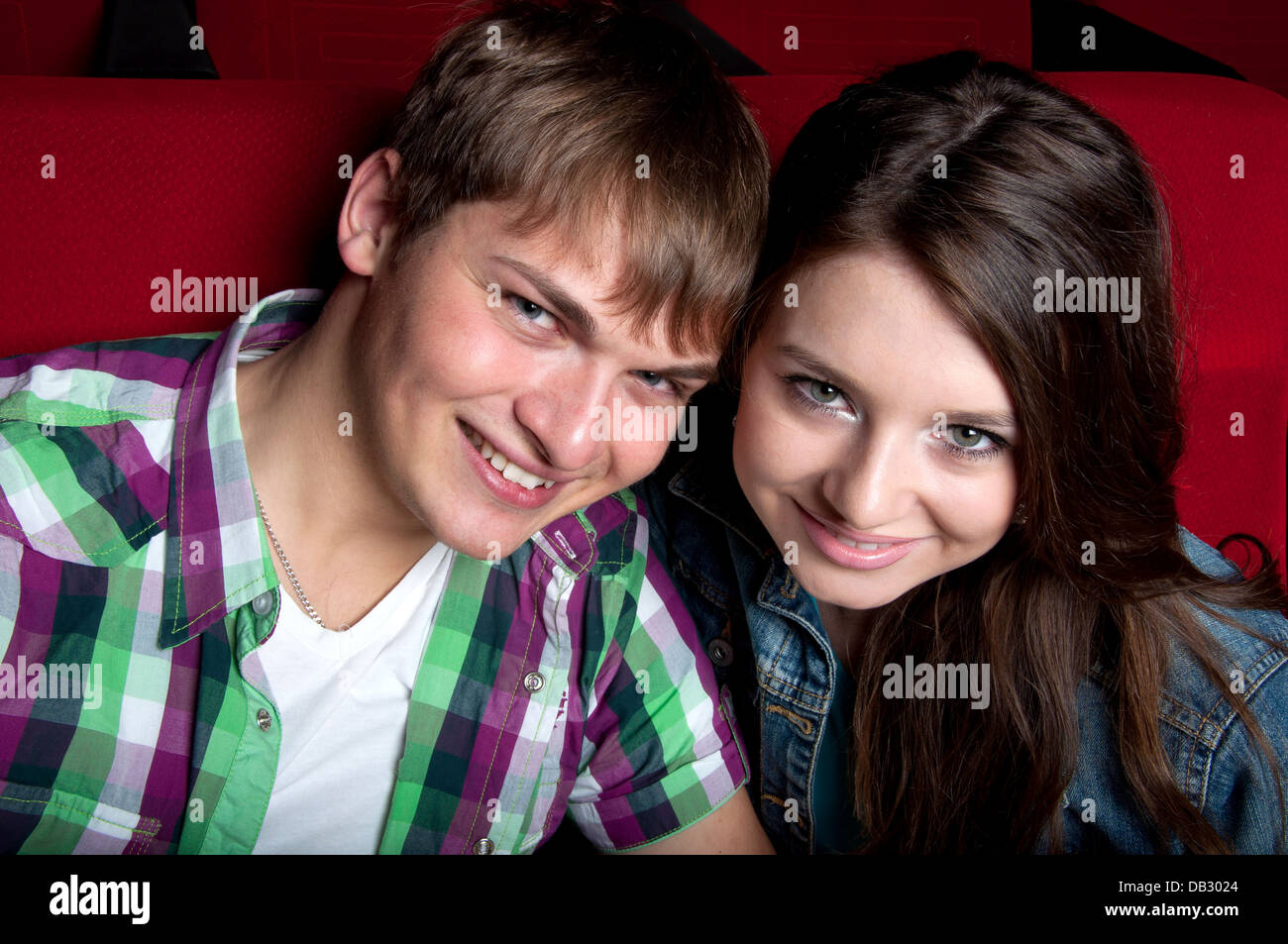 couple in cinema Stock Photo - Alamy