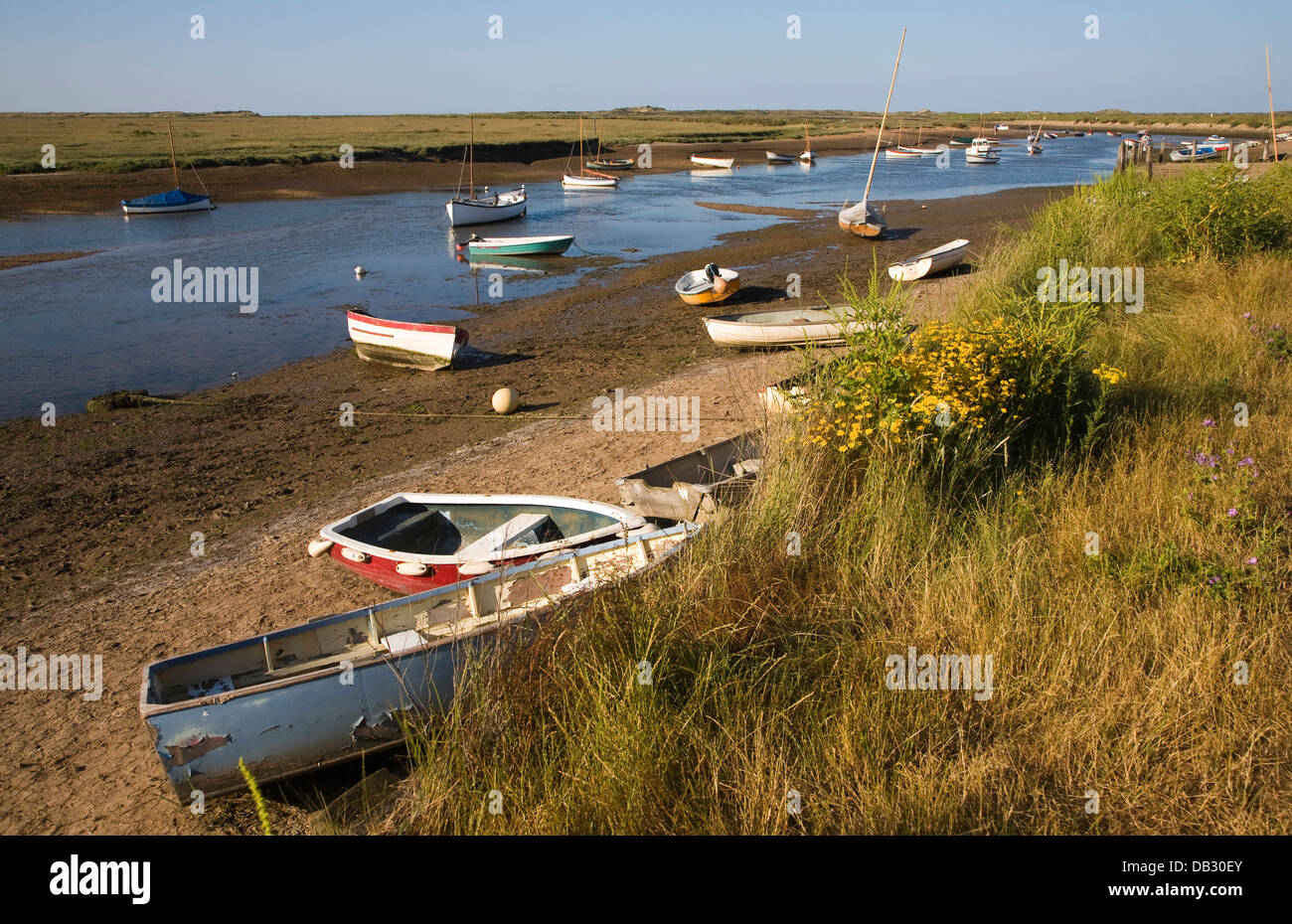 Burnham Overy Staithe, Norfolk, England Stock Photo - Alamy