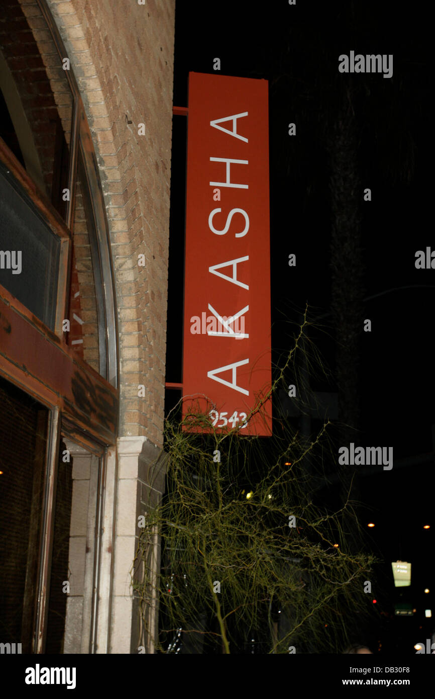 General view of Akasha restaurant in Culver City Los Angeles ...