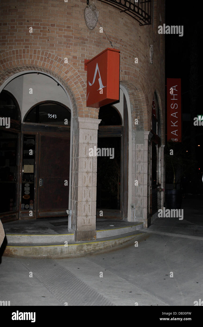 General view of Akasha restaurant in Culver City Los Angeles ...