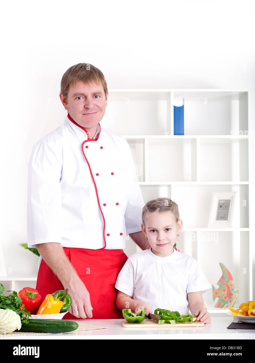 family cooking together Stock Photo - Alamy