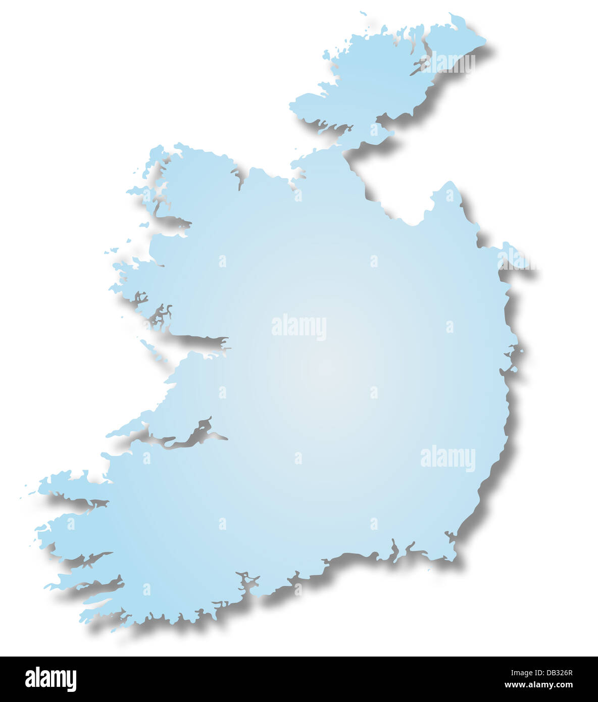 Map of ireland Cut Out Stock Images & Pictures - Alamy