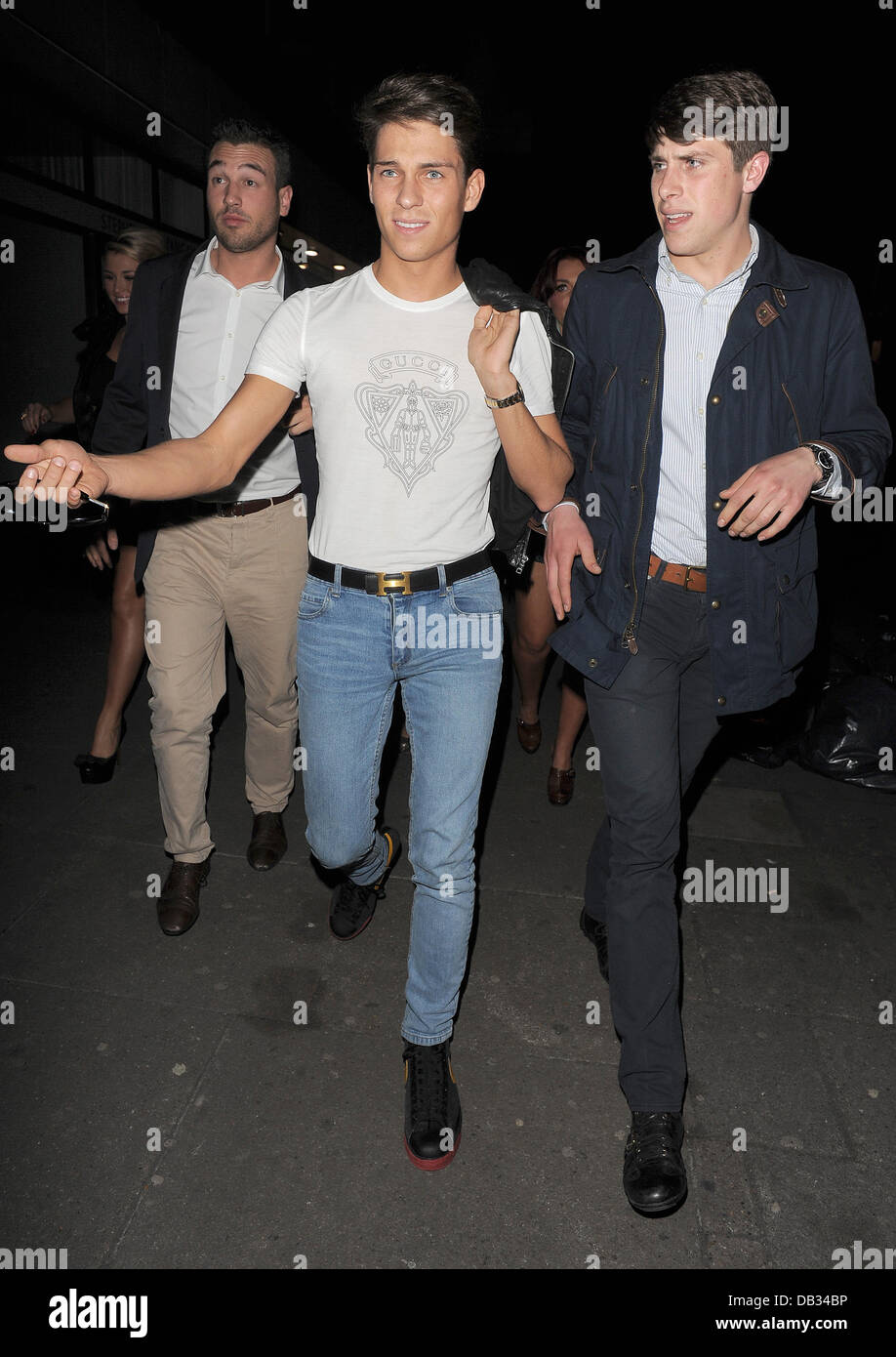 The Only Way Is Essex Star Joey Essex Arriving At Embassy Club London England 080411