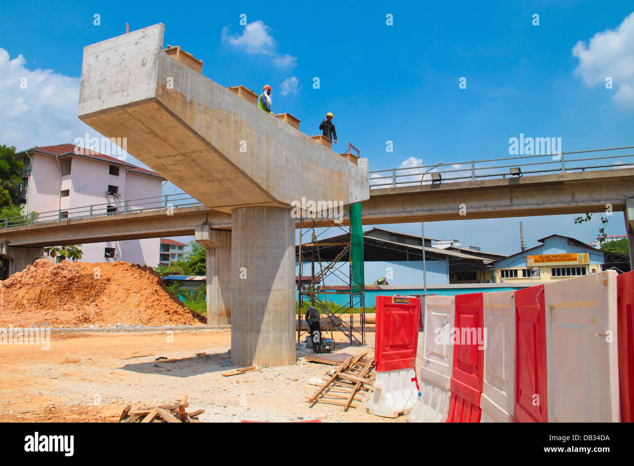 Building support pillar Stock Photo - Alamy